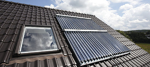 Solaranlage für Warmwasser